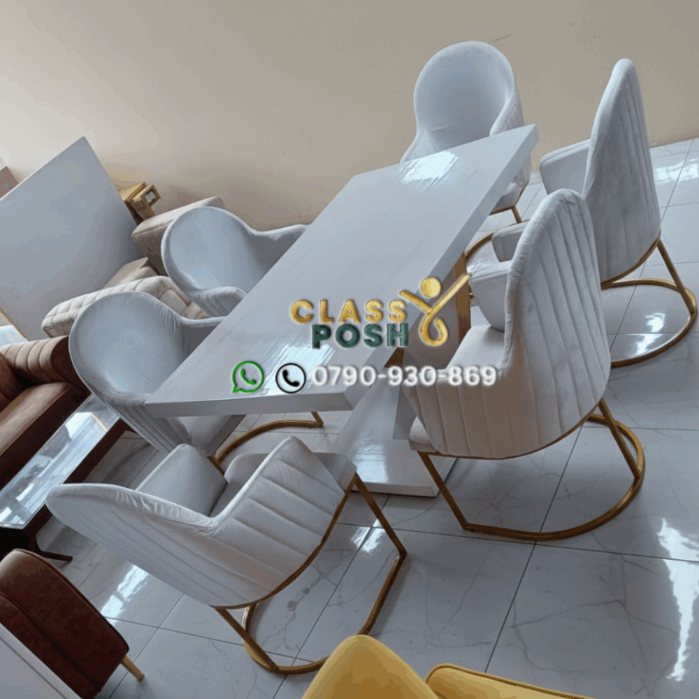 Classy 6 seater dining set – Classy poshy furniture